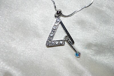 Triangle Mallet Pendant Necklace Band Orchestra Band Music Symphony ...