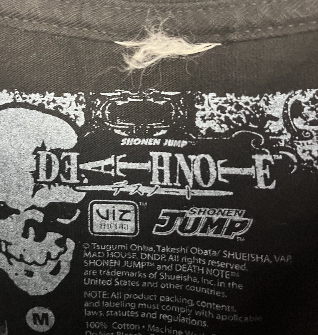 Vintage L Death Note Anime Shonen Jump T-Shirt: M - Gem
