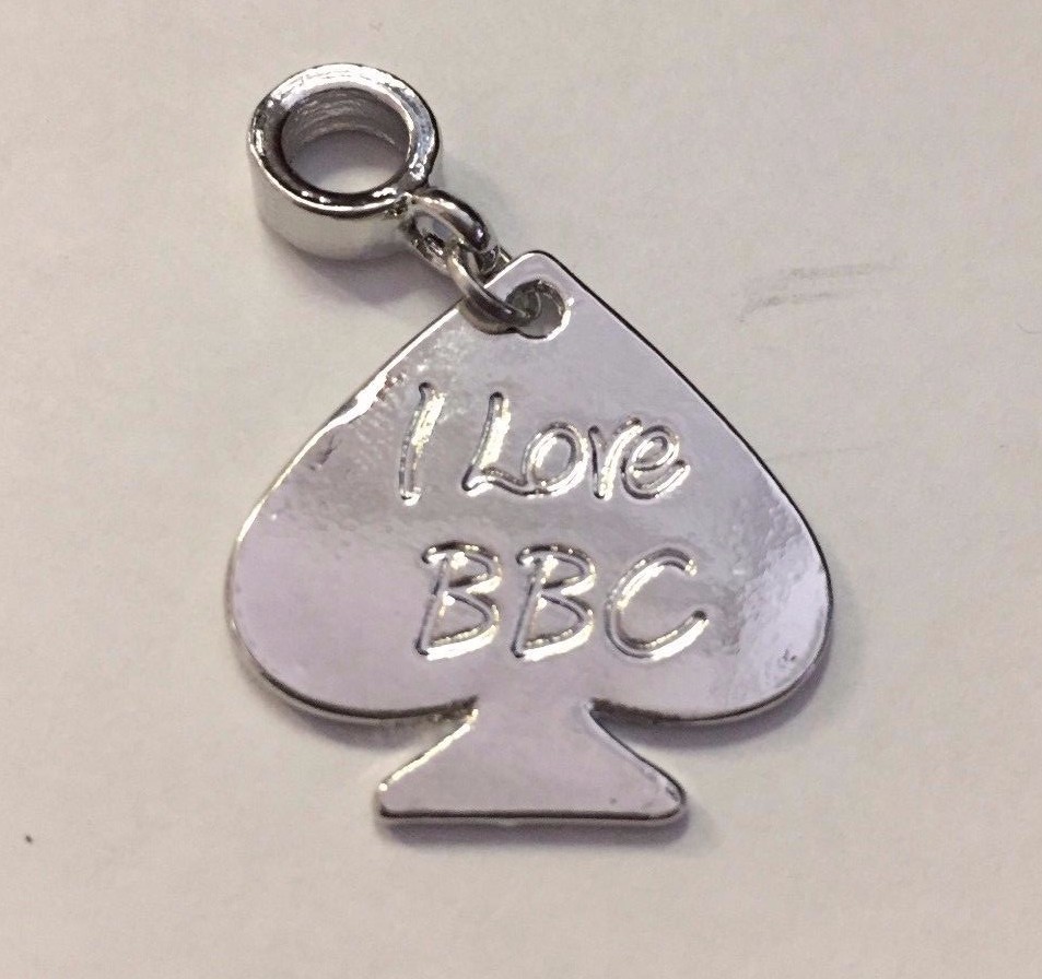 I LOVE BBC Spade Charm for Anklets Necklace Bracelet etc. - BLACK ...