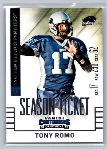 2015 Panini Contenders Draft Picks #97 Tony Romo | eBay