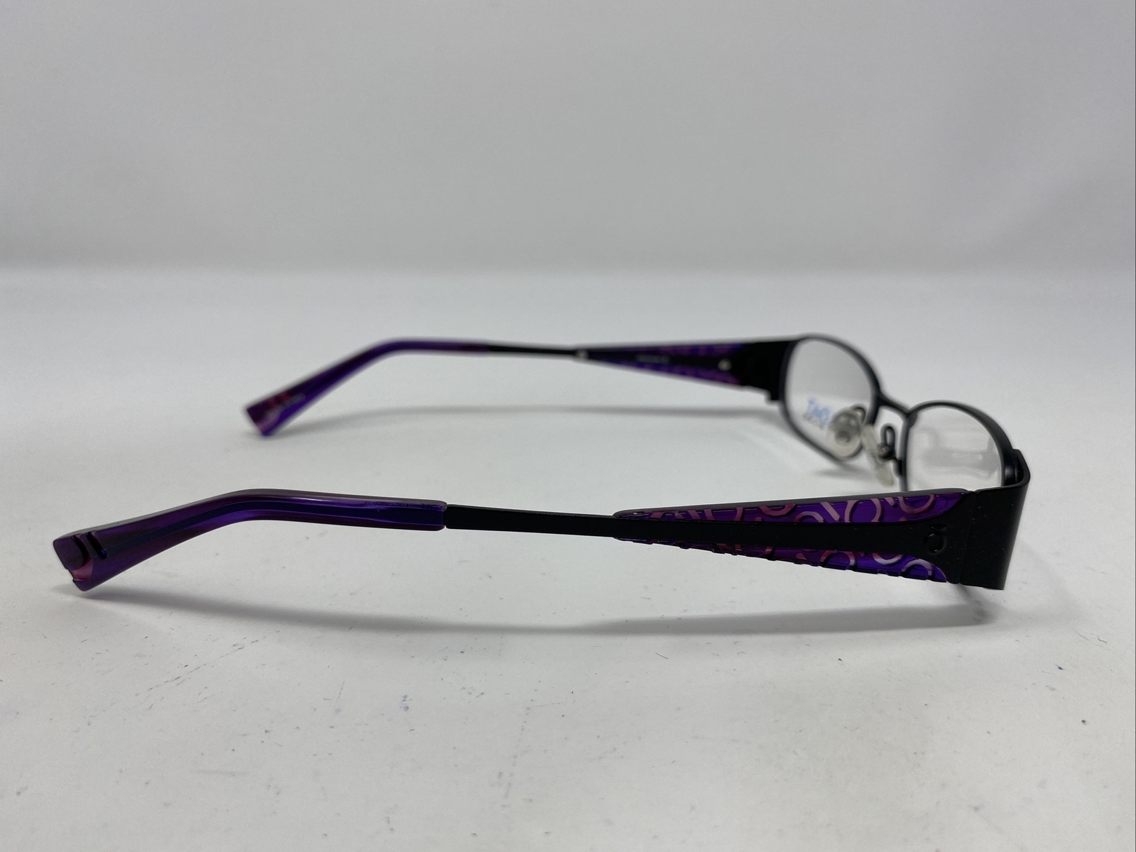 Float Milan 2955 BLK 49-17-135 Black/Purple Metal Full Rim Eyeglasses ...