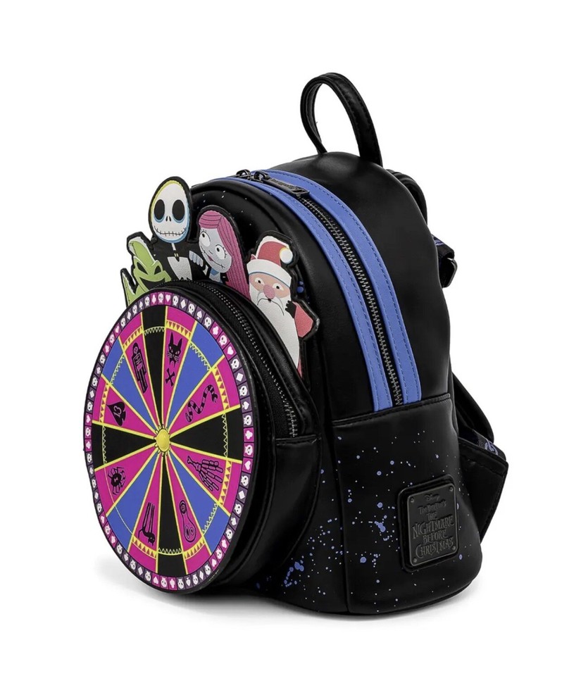 Loungefly NBC Oogie Boogie Wheel Mini Backpack - Black 671803378025 | eBay