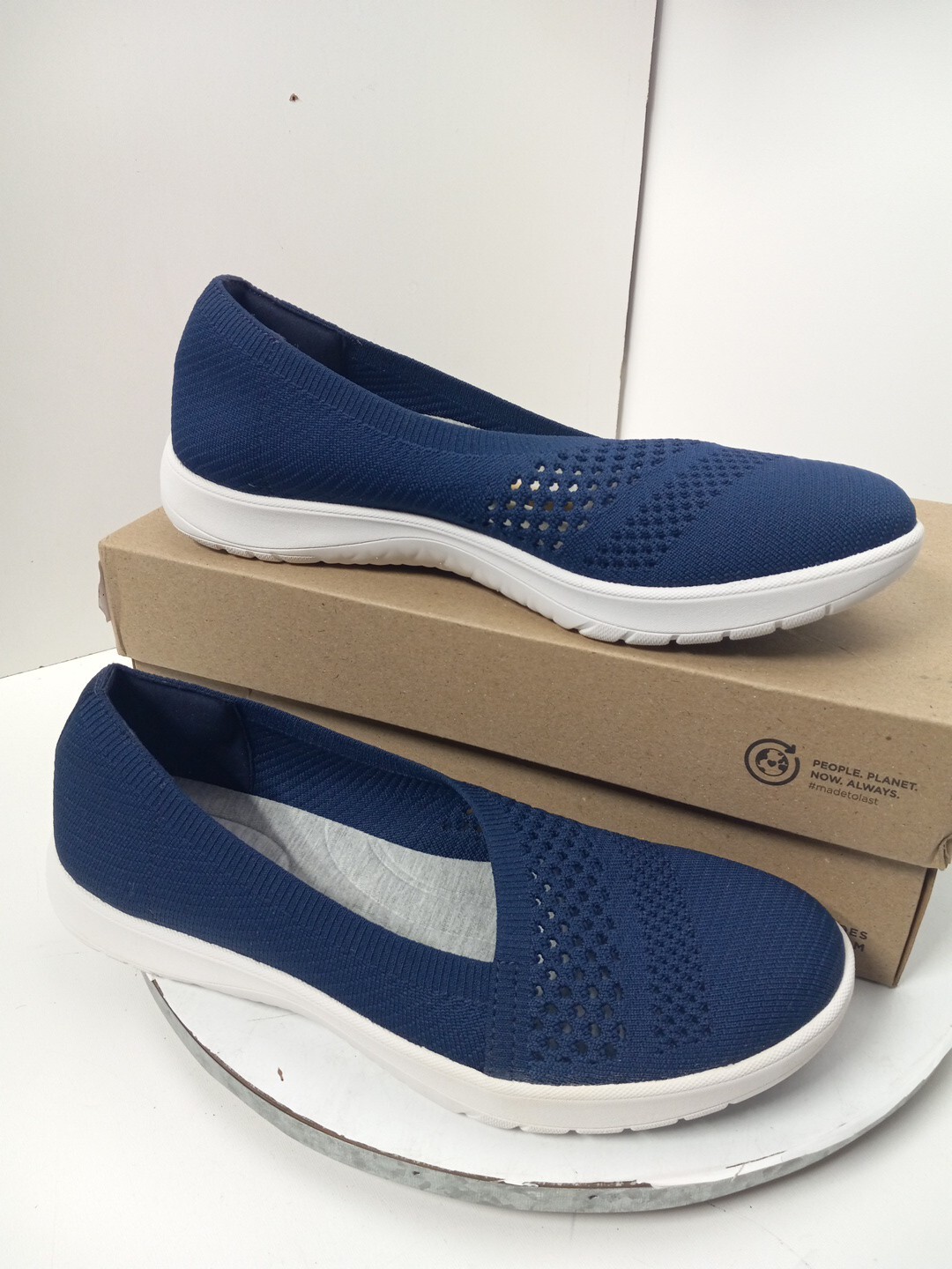 Cloudsteppers by Clarks Adella Moon Womens Sz 9.5 Wide Slip-on Shoes ...