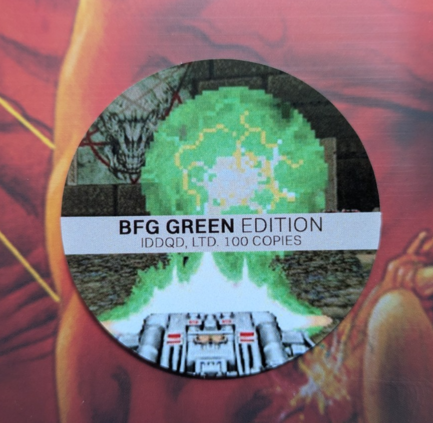 DOOM 1993 Video Game Soundtrack vinyl LP, BFG edition, ltd. 100 copies ...