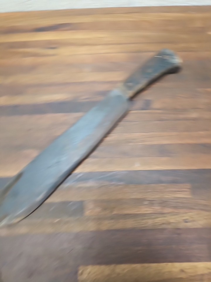 K910- Vintage Heavy 2 lb 3 oz Chopping Knife Machete Bolo Type Tool | eBay