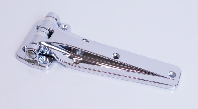 2x Kason 1241 Reversible Heavy Duty Double Knuckle Hinges Chrome Finish ...