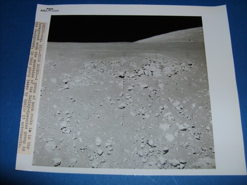 NASA APOLLO 15 "MOON ROCKS" SERIAL NUMBER B&W TYPE 1 PHOTO | eBay