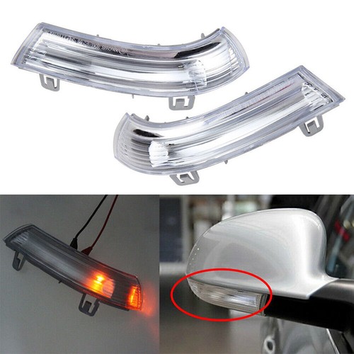 1 pair Mirror Turn Signal Indicator Light For VW Jetta Golf MK5 Passat ...