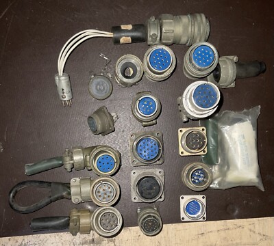 Amphenol/Bendix/Cannon Metal Circuit Plug Lot | eBay