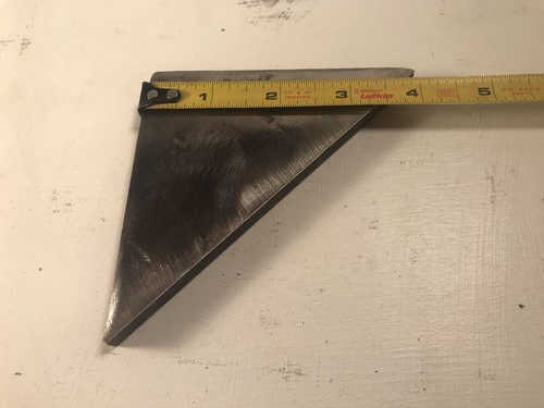 4"x4" Steel Gussets, Lot of 2, 3/8" Steel, Weld Gusset, A36 Steel ...