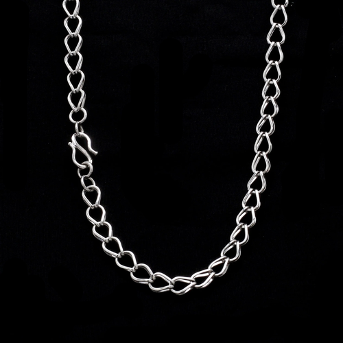Platinum Link Chain Solid PT950 27 Gram Men Necklace Width 6 MM 20 Inch ...