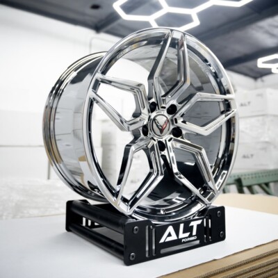 19" 20" ALT5R Forged Chrome wheels for C8 Corvette Z51 Stingray rims ...