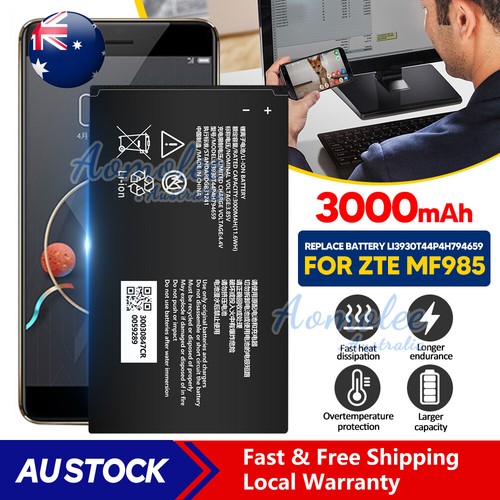 GENUINE ZTE Telstra 4GX Hotspot Battery Li3930T44P4h794659 3000mAh ...