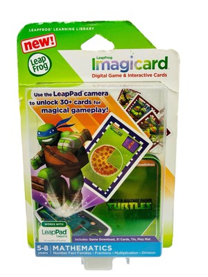 LeapFrog Imagicard TMNT Math Game New Sealed – Works w/ LeapPad Tablets ...