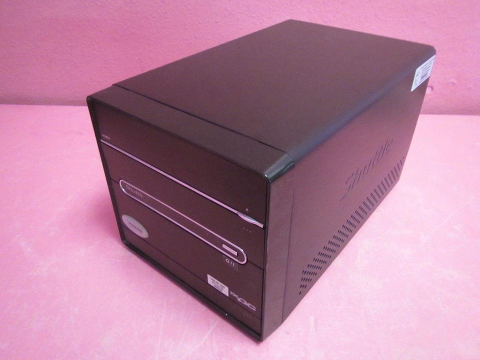 Shuttle XPC Mini Cube Computer 500GB HDD Intel Core 2 Duo w/ Keyboard ...