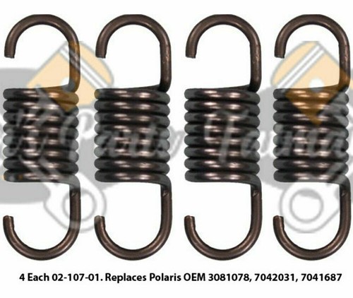 Exhaust Spring Replacement Kit for Polaris SKS 650 WideTrak LX XCF ...