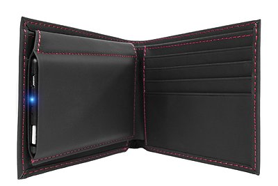 CHARG Charging Wallet for Smartphones Matte Black Charge Charger | eBay