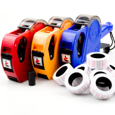 Price Tagging Gun Pricing Tag Retail Shop + 11 Label Rolls Stickers ...