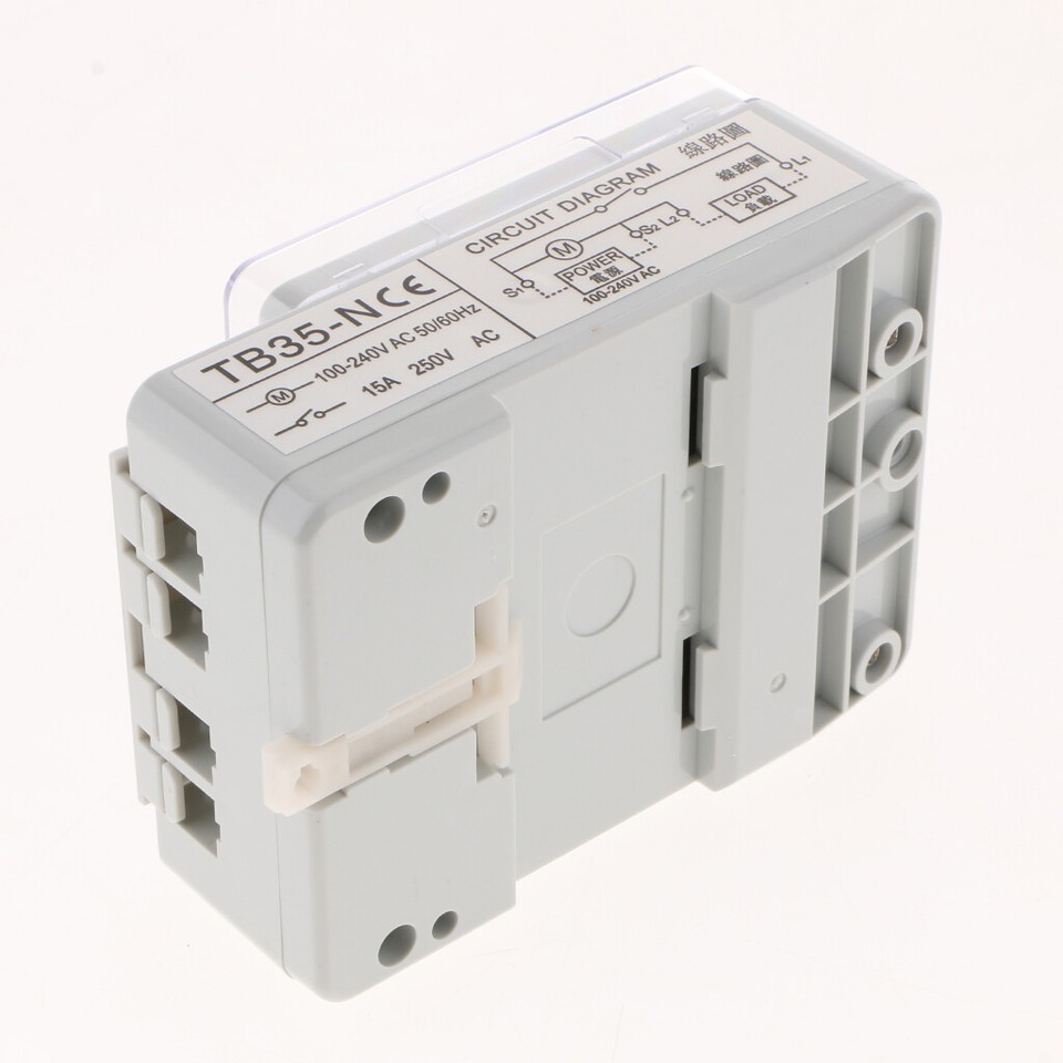 Din Rail 24H Chronometry Timer Mechanical Switch Industrial Analogue ...