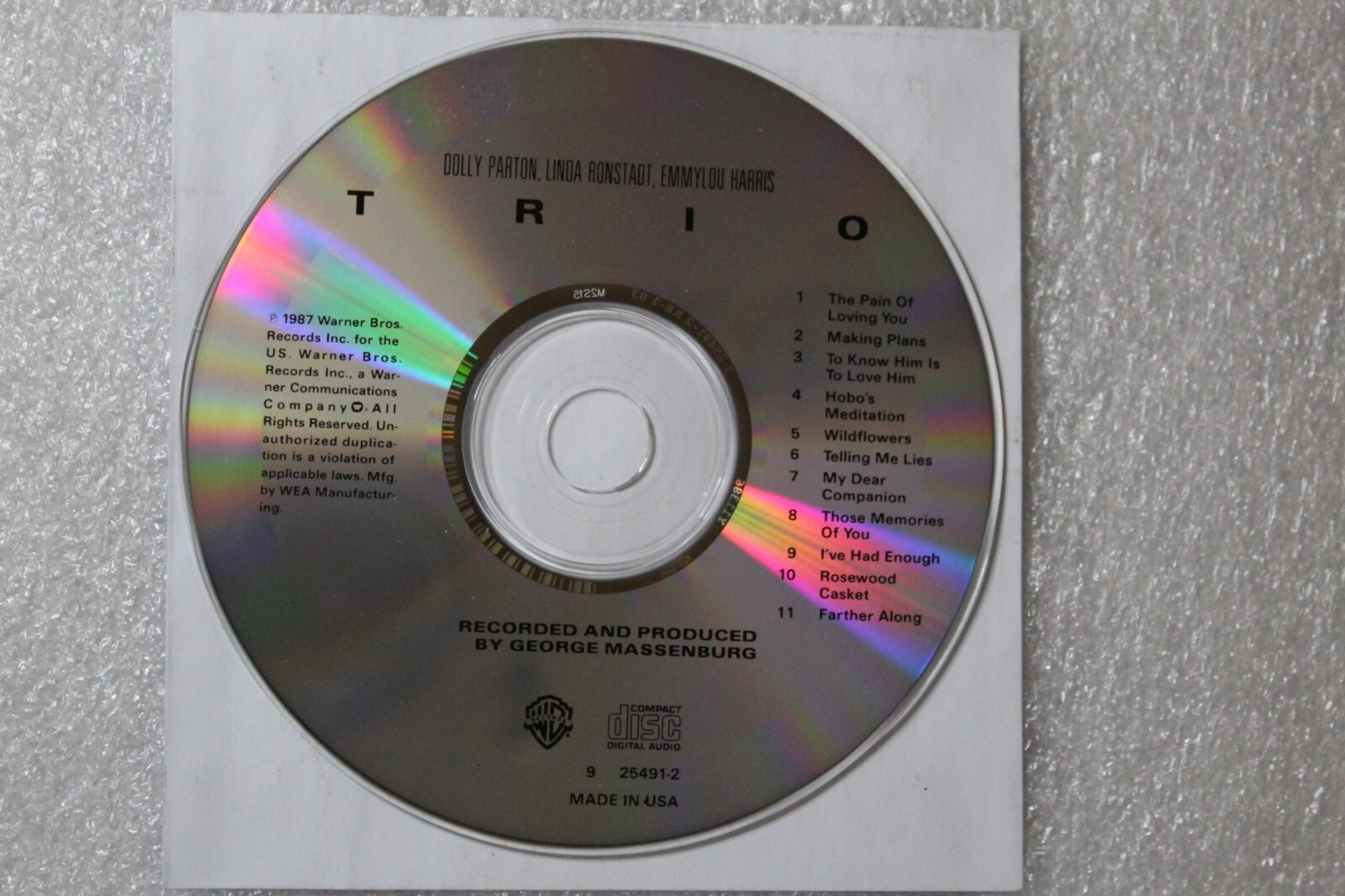 Trio by Emmylou Harris (CD, 1990) 75992549127 | eBay