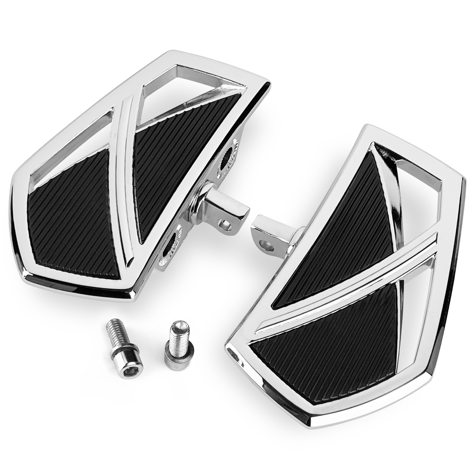 Rider Passenger Black Mini Floorboards Kits for Harley Davidson Models ...