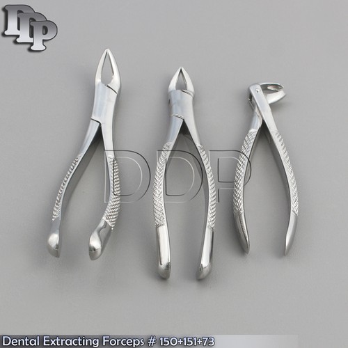 DENTAL EXTRACTING EXTRACTION FORCEPS # 150+151+ 73 | eBay