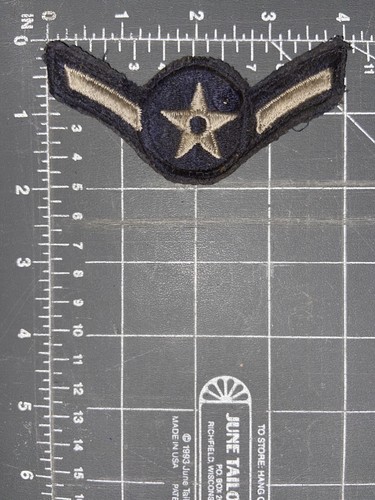 United States Air Force Airman Amn Rank Patch Insignia E-2 E2 Blue USAF ...