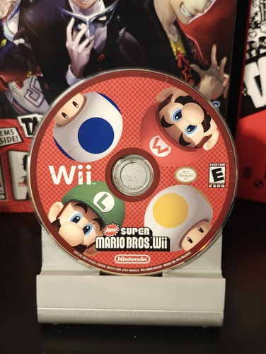 New Super Mario Bros. Wii (Nintendo Wii, 2009) DISC ONLY Tested Working ...