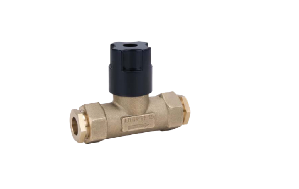 NON RETURN ISOLATION VALVE FLARED COMPRESSION 1/2" WATERMARKED BRASS ...