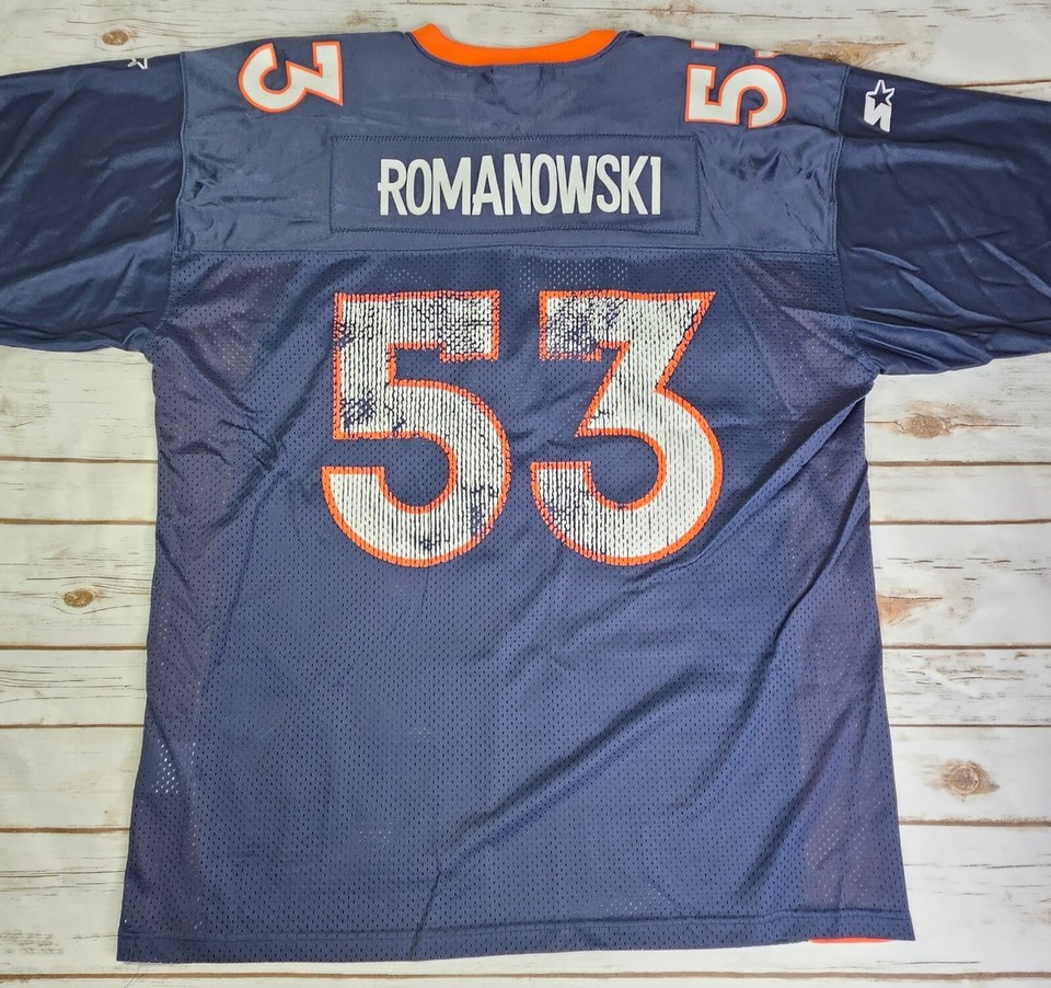 Vintage Bill Romanowski 2XL Starter Jersey #53 Denver Broncos 90s Y2K ...