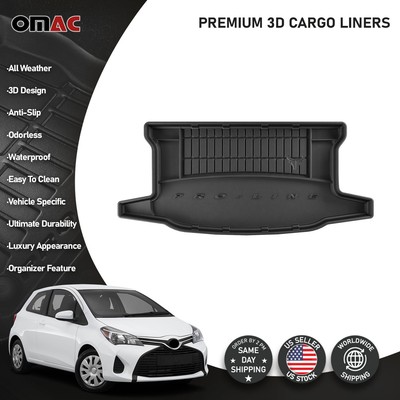 OMAC Premium Cargo Liner for Toyota Yaris Active 2013-2018 3D Car Rear ...