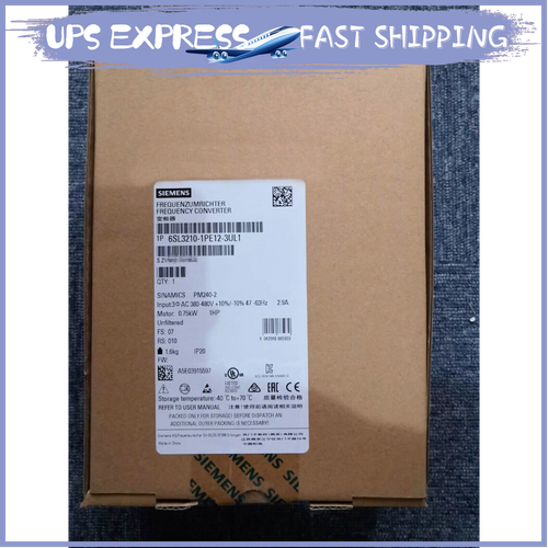 6SL3210-1PE12-3UL1 brand new Siemens SINAMICS PM240-2 power module GN ...