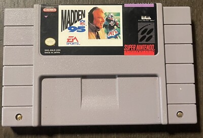 Madden 95 Super Nintendo SNES Game | eBay