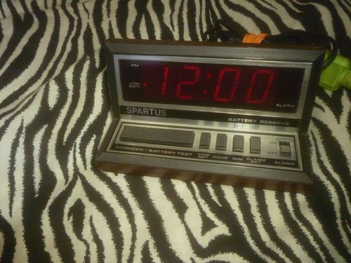 Spartus Vintage Alarm Clock Apollo Model 1140 - Used Good Condition | eBay