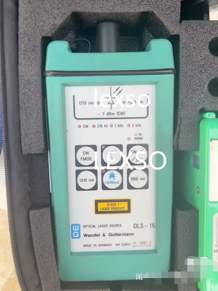 GW OLS-15 OPTICAL LASER SOURCE + OLP-15A Optical power meter type A ...