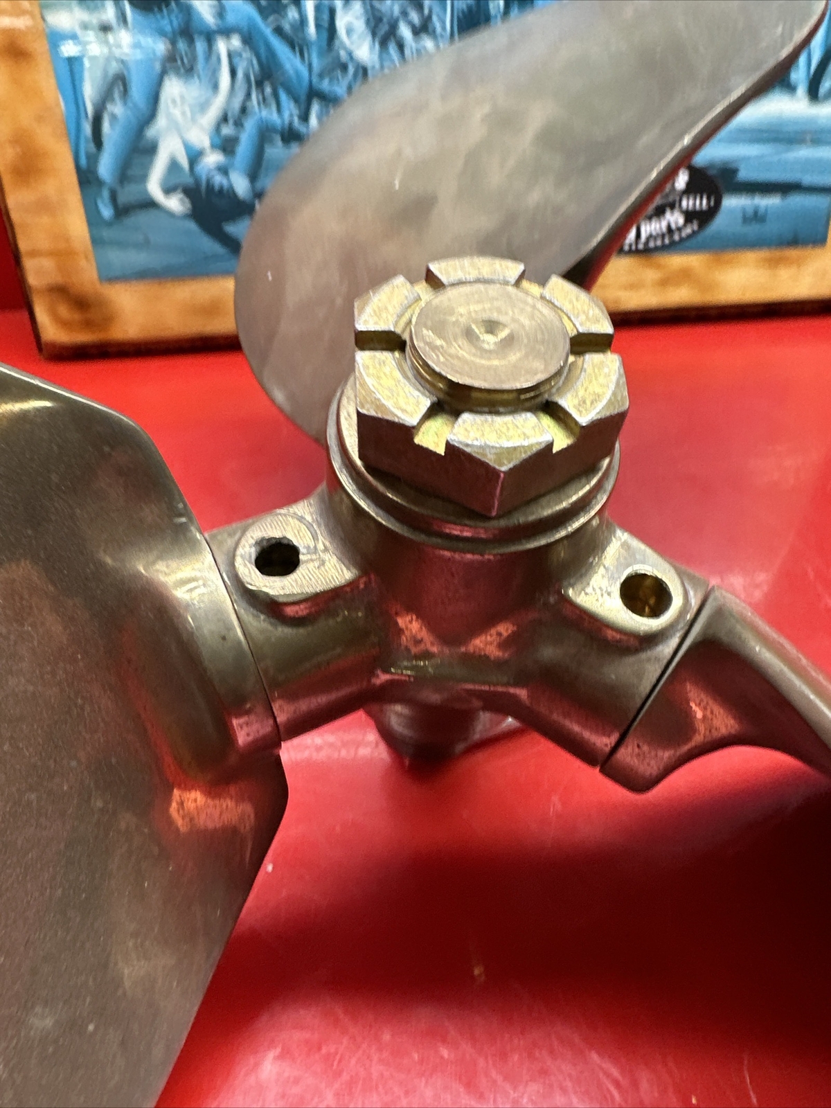Brass Bronze Propellor Adjustable Replaceable Boat Prop Large 3 Blade ...