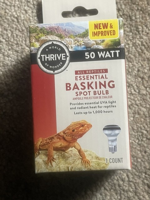 Thrive 100w All Reptiles Essential Basking Spot Bulb UVA Light for ...