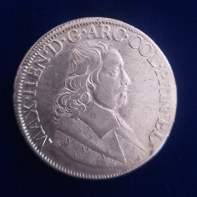 1666 LIEGE Patagon Silver Coin Maximilian Henry of Bavaria | eBay