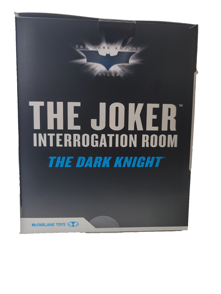 McFarlane DC Multiverse The Joker Interrogation Room Dark Knight Jail ...