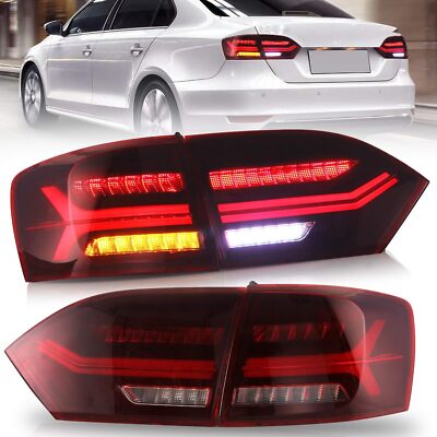 2*VLAND LED Tail Lights Rear Lamps For 2011 2012 2013 2014 Volkswagen ...