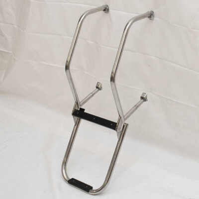 Tracker Boat Folding Transom Ladder 2 Step 32 Inch Stainless - Bent | eBay