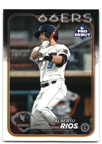 2024 Topps Pro Debut #PD-162 - Alberto Rios | eBay