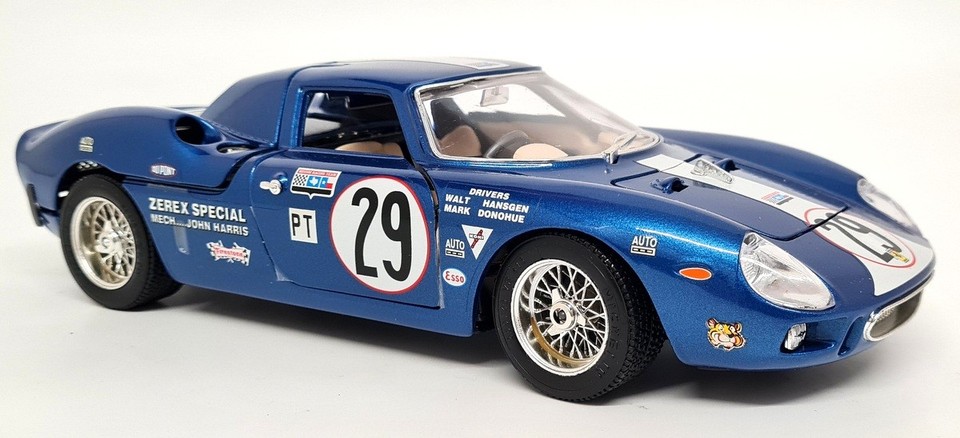 Burago 1/18 Ferrari 250 LM Le Mans 1965 Blue #29 Diecast scale model ...