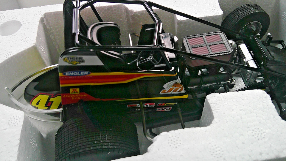 RARE JASON JOHNSON TRIBUTE SPRINT CAR 1:18 LIMITED EDITION ACME WORLD ...