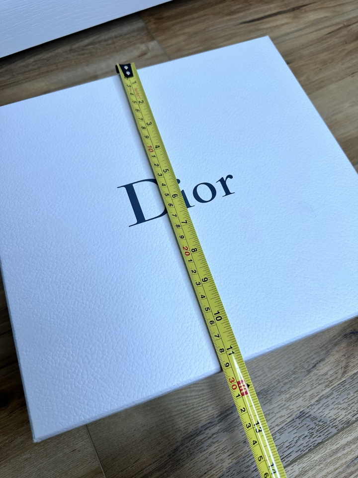Christian Dior Empty Gift Box w/ Tissue Storage Decor Designer 12" x 11 ...