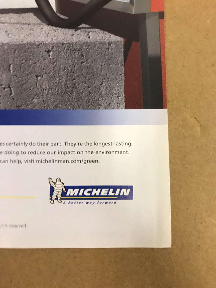 2007 Print Ad - Michelin Man Tires 8 x 10 1/2 Magazine Advertisement ...