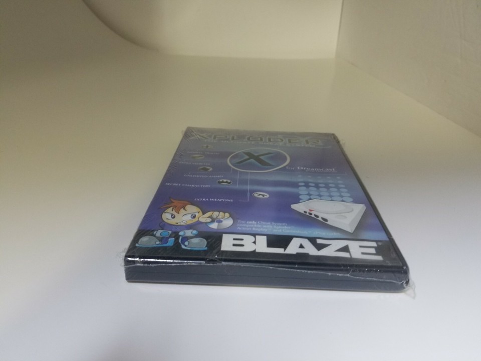 NEW Sealed BLAZE Xploder for Sega Dreamcast Cheats & Codes UK ( PAL ...
