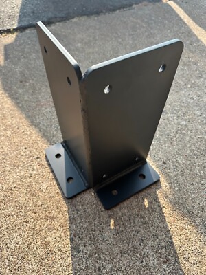 6x6 Corner Post Mount Bracket 1/4" Thick | eBay