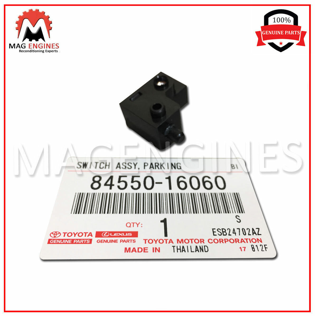 84550-16060 GENUINE OEM SWITCH ASSY, PARKING BRAKE 8455016060 | eBay