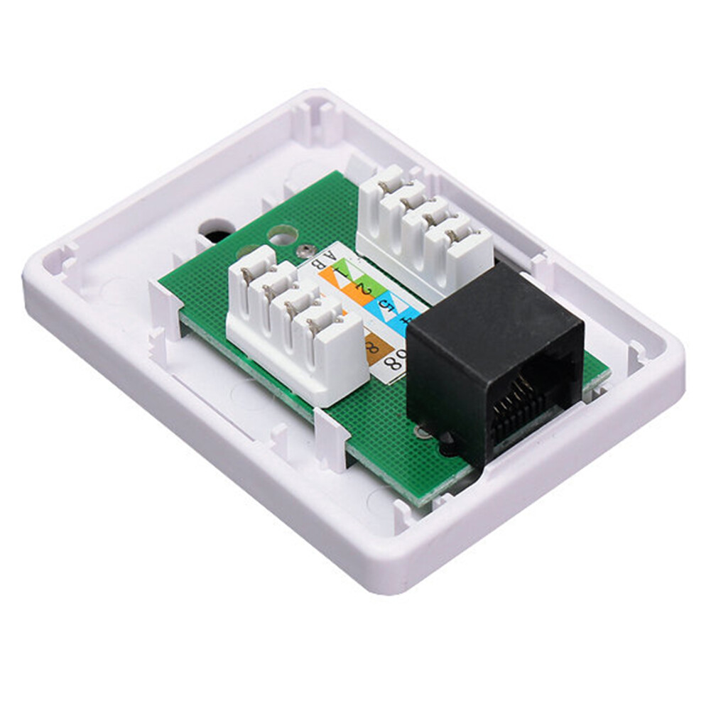 RJ45 Information Module Junction Network Connector Box Unshielded ...